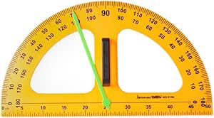 Amazon.com : DIYEAH Magnetic Dry Erase Protractor Half Circle ...