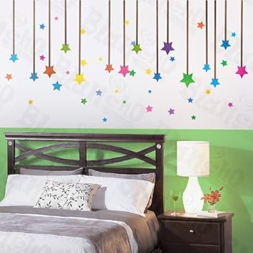 Amazon.com: Falling Star - X-Large Wall Decals Stickers Appliques Home ...