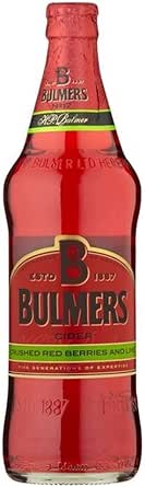 Bulmers Red Berries & Lime Cider 568ml - (Pack of 6) : Amazon.co.uk ...