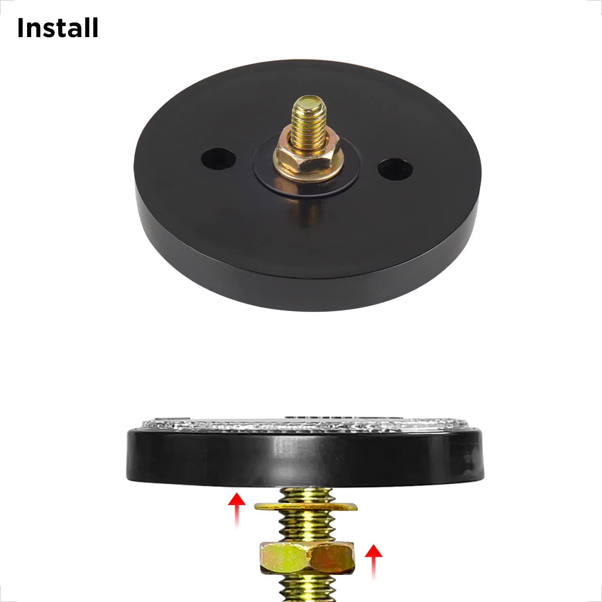 Snapklik.com : Evermotor Smoked Reflectors For Motorcycle,2.3 Inch Roud M6