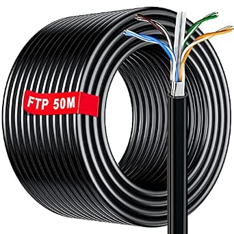 Internet Kabel 50 meter, Ethernet Kabel 50m Bulk Netwerkkabel | FTP ...