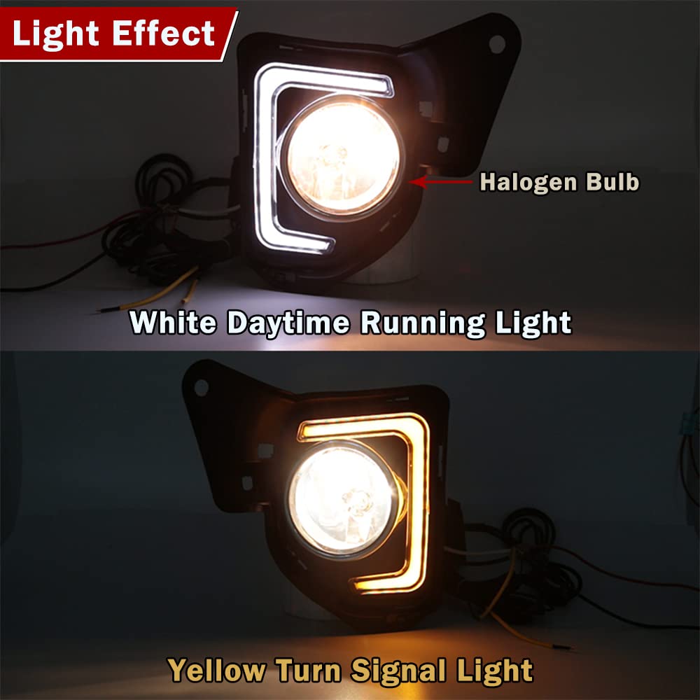 Toyota Hiace LED DRL Fog Lights For Toyota Hiace 2014-2018 Replacement