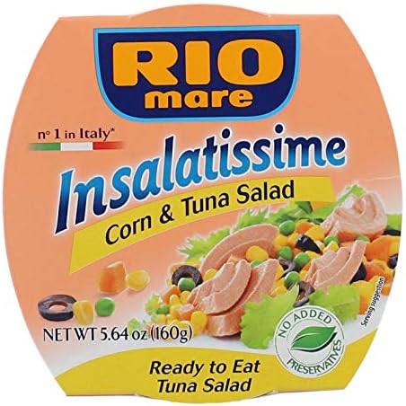 Amazon.com: Rio Mare Corn & Tuna Salad Tuna Pack of 1 (5.64 Ounce) can ...