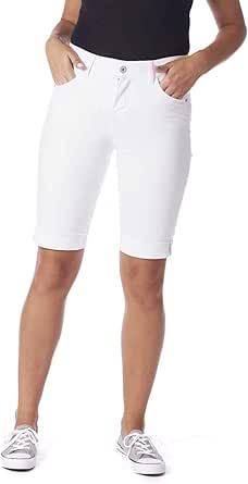 JAG Jeans Women's Nina Denim Bermuda Short, White, 0 at Amazon Women’s ...