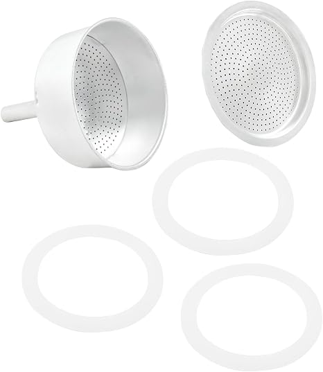 Amazon.com: Waziaqoc Espresso Moka 9 Cup Replacement Funnel Kits, 1Pack ...