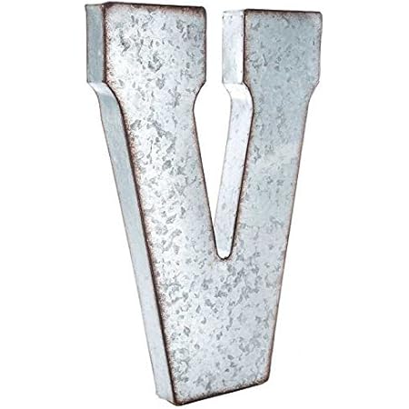 Amazon.com: Huge 20" Metal Alphabet Wall Décor Letter L Rusted Edge ...