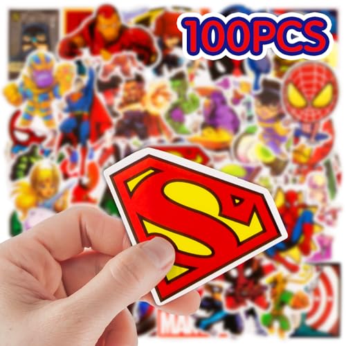 100PCS Vinyl Stickers for Kids, Classic Hero Movie Themed Waterproof ...