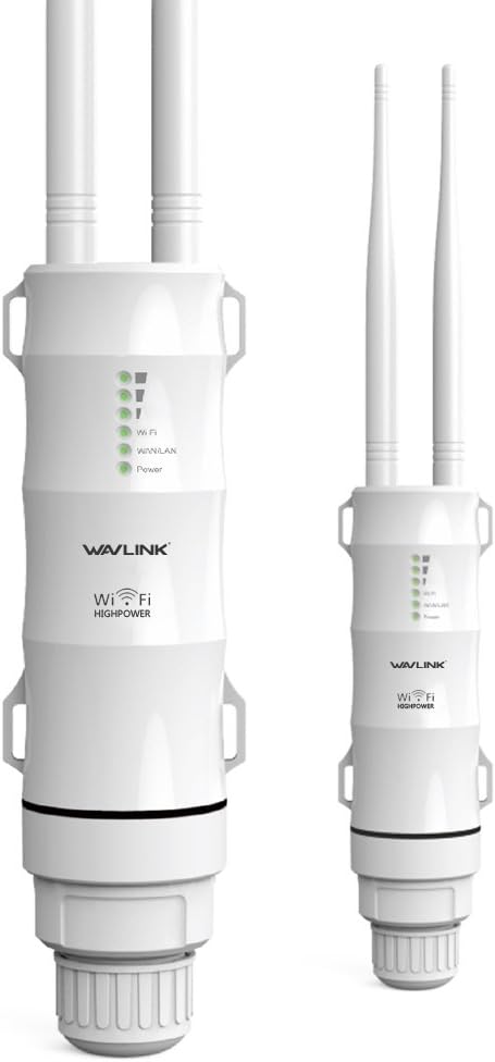 Amazon.com: WAVLINK AC600 Outdoor WiFi Range Extender,Dual Band 2.4G ...