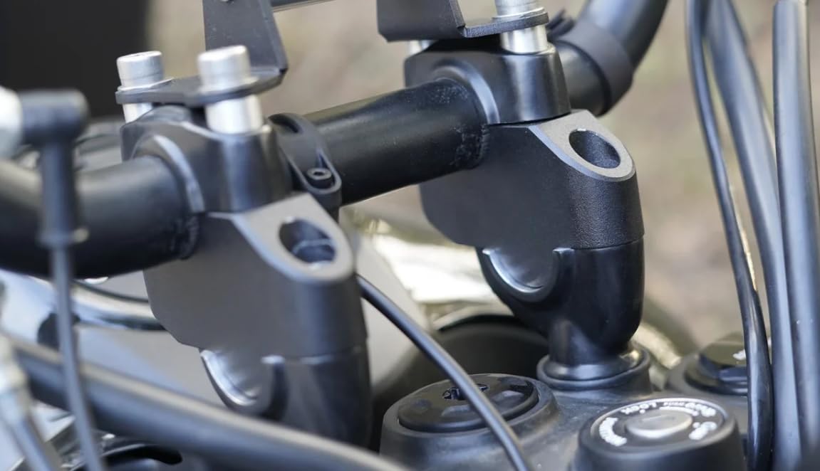 RoadRash Accessories For Re Himalayan 450 (HandleBar Riser Full Back ...