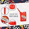 Amazon.com: Haundry 10-Pack Race Car Cups With Straws and Lids, 11oz ...