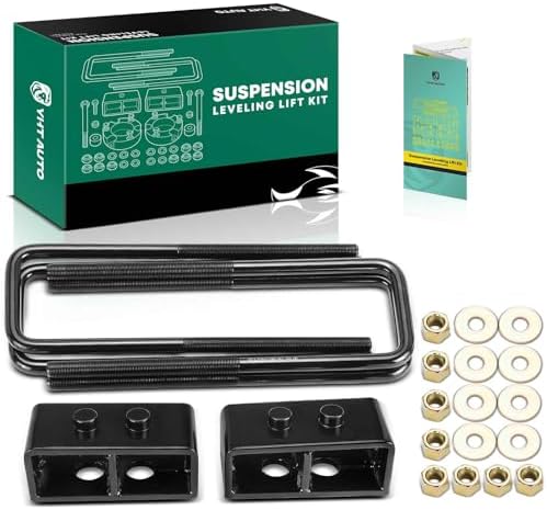 Amazon.com: YHTAUTO 2 inch Rear Leveling Lift Kit, Blocks w/Extended ...