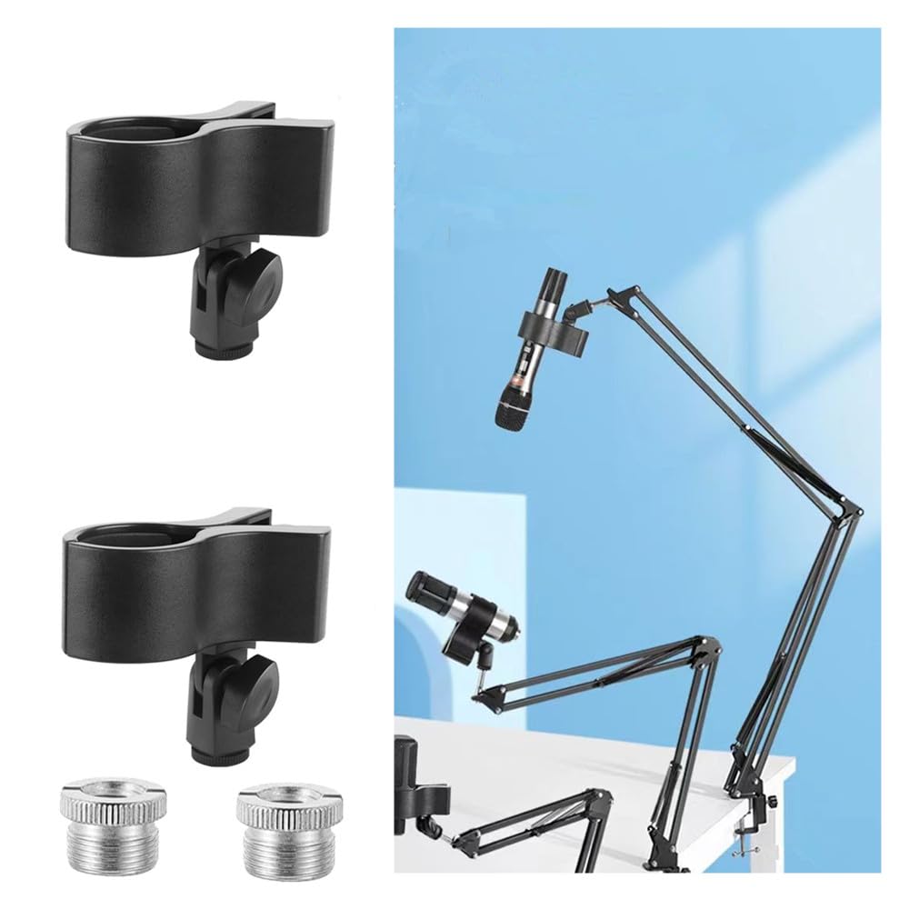 Microphone Holder For Mic Stand Lavalier Clips Universal Microphone ...