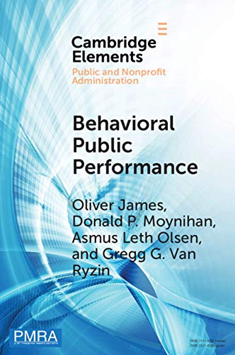 Amazon.com: Behavioral Public Performance: How People Make Sense of ...