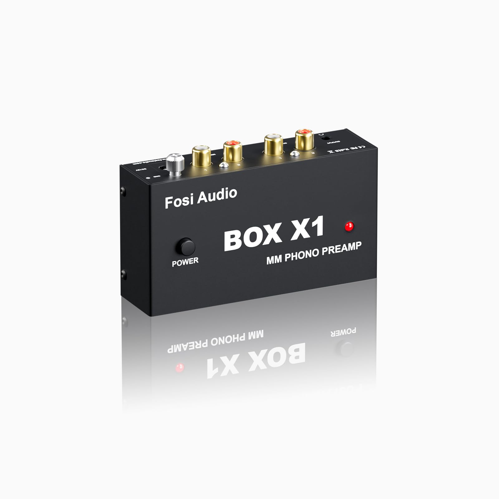 Fosi Audio BOX X1 Phono Preamp for MM Turntables with 3.5MM Headphone ...
