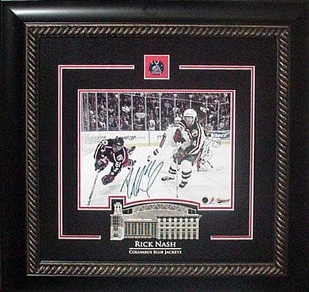 Rick Nash Signed 8x10 Etched Mat "Flying - Autographed NHL Photos at ...