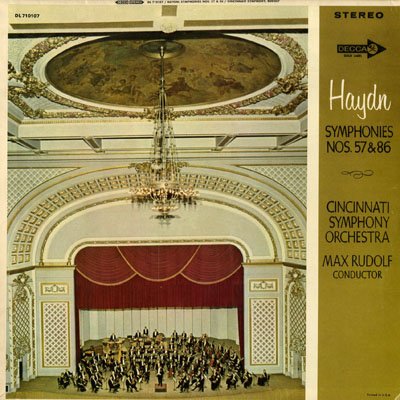 Joseph Haydn, Max Rudolf, Cincinnati Symphony Orchestra - Haydn ...