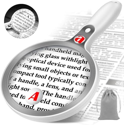 Amazon.com: 4X Magnifying Glass with Stand, 10"x6" Flexible Gooseneck ...