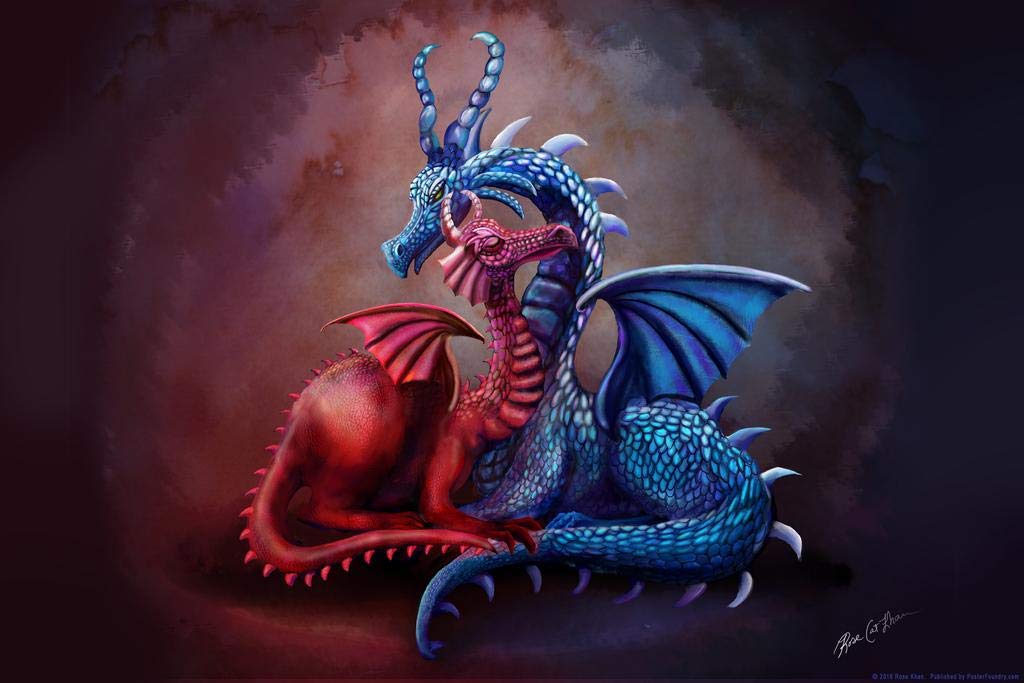 Fire And Ice Dragons In Love