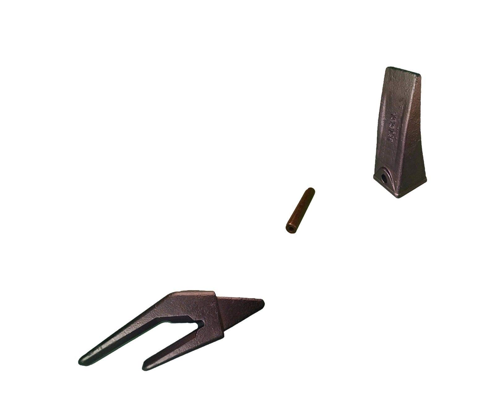 Amazon.com: 1 Mini Ex, Backhoe Bucket Shank(1" Lip) w/Tooth & Pin ...