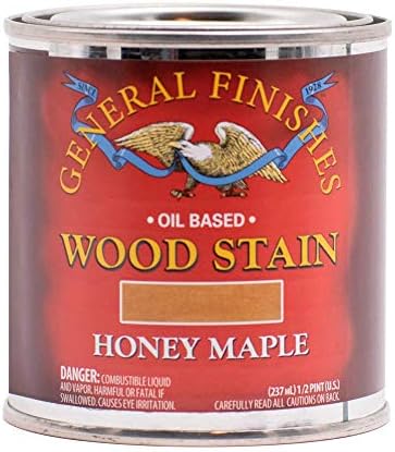 Varathane 313610 Premium Fast Dry Wood Stain, Half Pint, Honey Maple ...