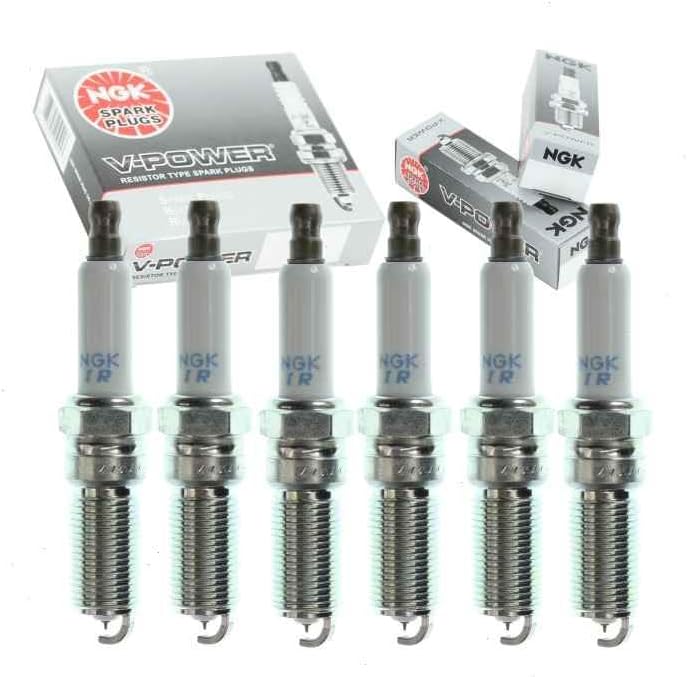 6 pc NGK V-Power Spark Plugs compatible with Chrysler Town & Country 3 ...