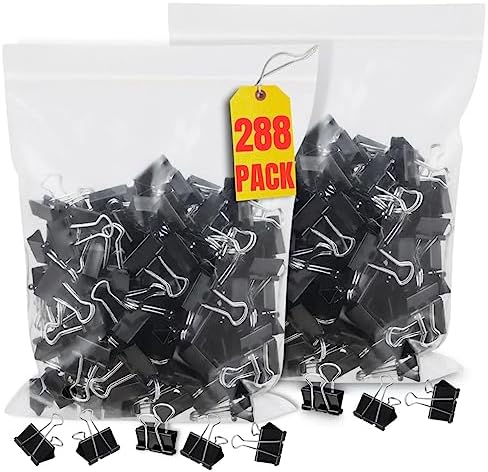 Amazon.com : Always23 Small Binder Clips, Mini Binder Clips, Paper ...