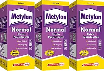 Metylan Wallpaper Paste Normal, Pack of 3, up to 150 m² : Buy Online at ...