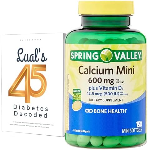 Amazon.com: Spring Valley Calcium Mini 600 mg Plus Vitamin D3, 150 ...