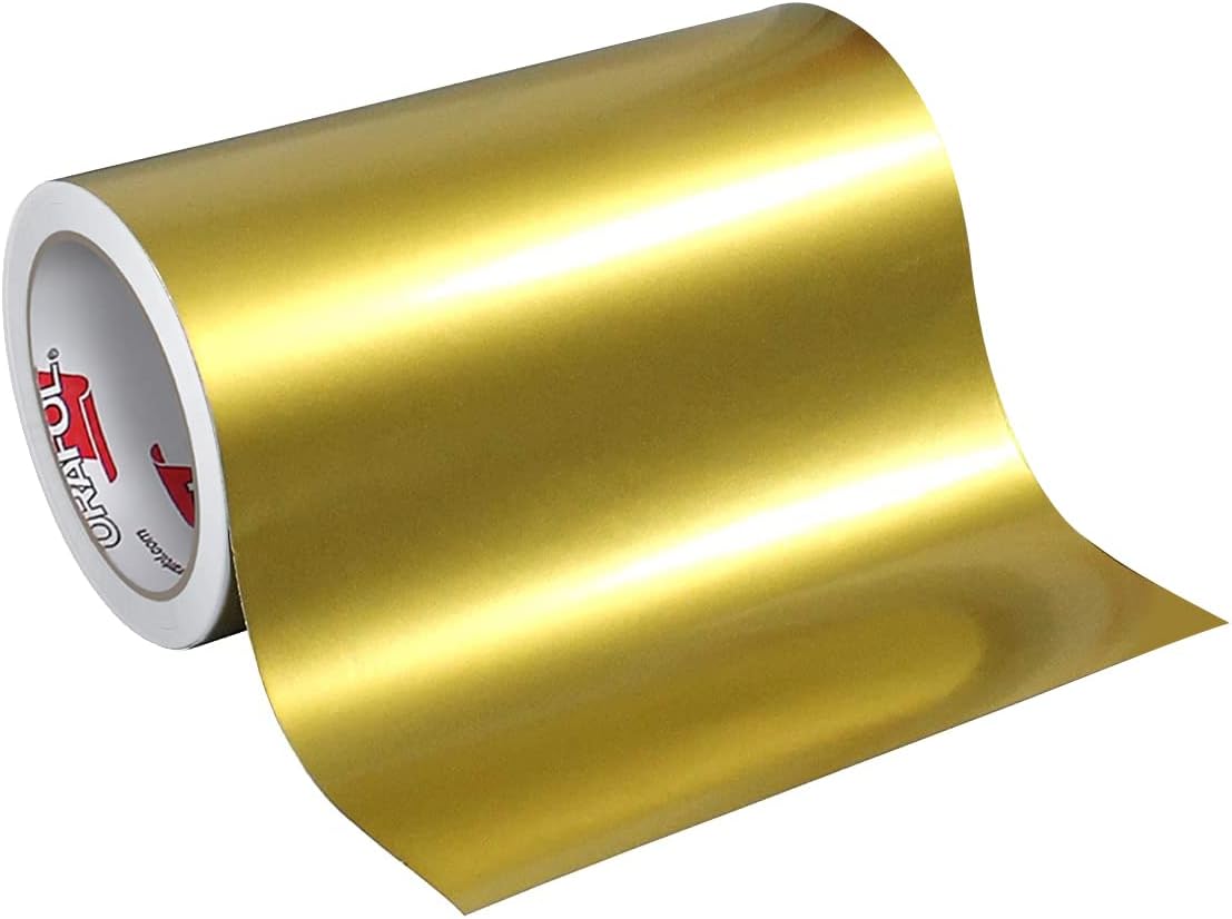 Amazon.com: Oracal 651 - 12" x 10yd - Gold Metallic 091 : Arts, Crafts ...