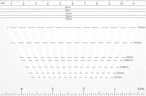 Amazon.com: INFUNLY 4.72×3.15" Acrylic Pricking Iron Stitching Holes ...
