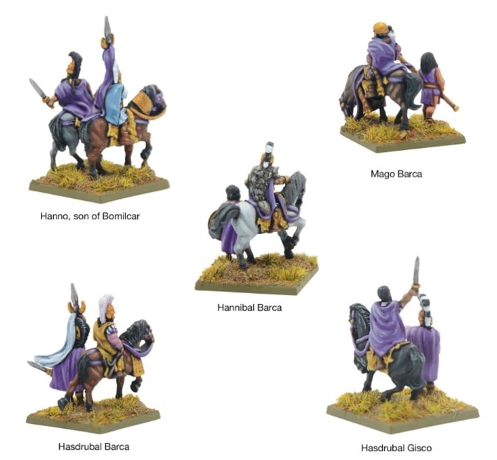 Warlord Games Carthaginian Commanders – Epic Scale Miniatures for Hail ...