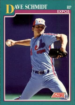 Amazon.com: 1991 Score Baseball Card #156 Dave Schmidt : Collectibles ...