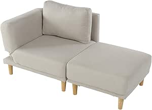 Amazon｜LOWYA ロウヤ ソファ 2人掛け コーナーソファ L字 コンパクト 小さめ 1人暮らし アイボリー｜ソファ・カウチ オンライン通販