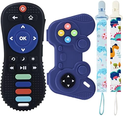 Amazon.com : Baby Teething Toys, Remote Control & Game Controller Shape ...