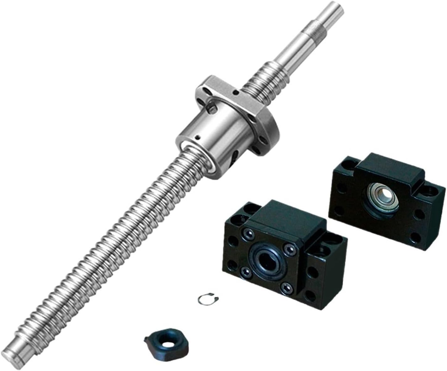 Amazon.com: FXHYU Metal Ball Screw nut Ball Screw 1605 SFU1605 250 300 ...