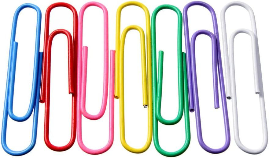 Just stationery Jumbo Paperclip (Pack of 100), Multi, 9195 : Amazon.co ...