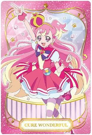 Amazon.co.jp: Wandafuru Puri Kyua! Glitter Card Gummy Baton Touch [7 ...