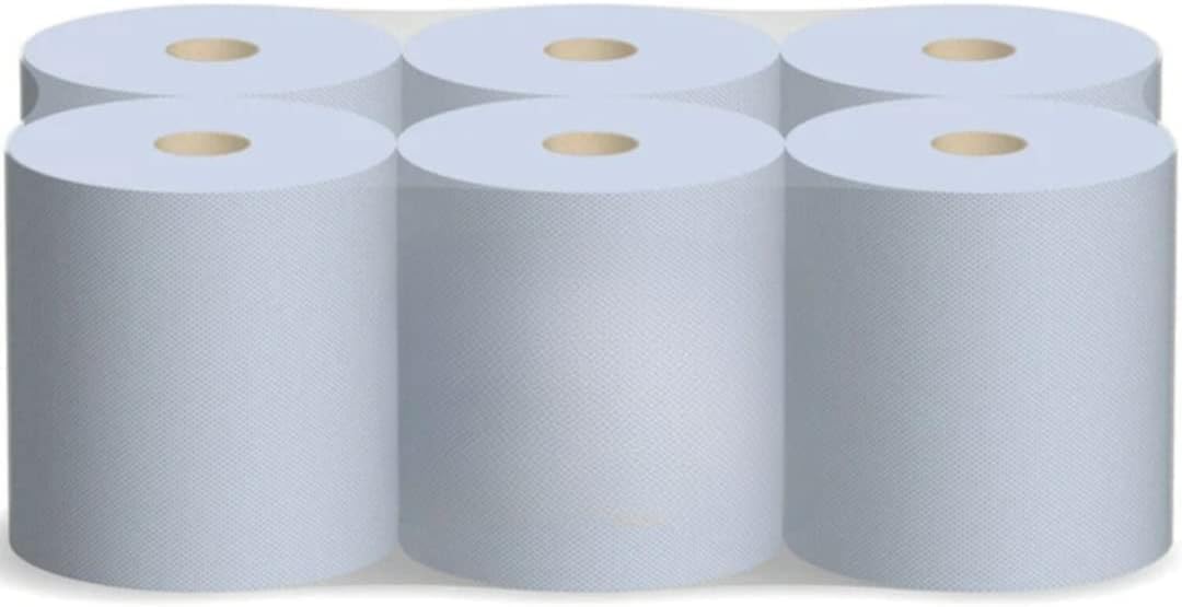 ASMGOLD Blue Centrefeed Paper Tissue Rolls - for Home, Kitchen ...