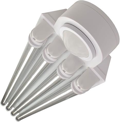 LED 4' ft, Motion Sensor Detector PIR Activated Shop Light 80W 14,400 ...