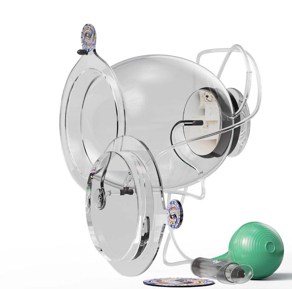 TankMatez 4.5 Inch Hydraulic Bubble Aquarium Acrylic Fish Trap With ...