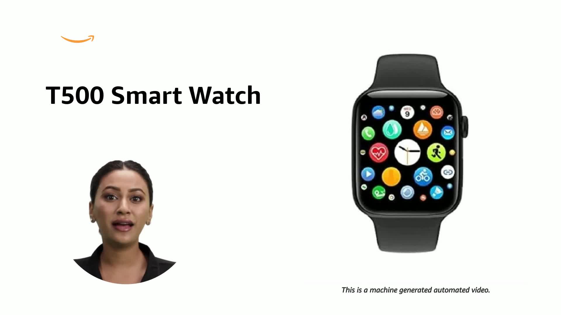 Watch T500 Smart Watch Overview on Amazon Live