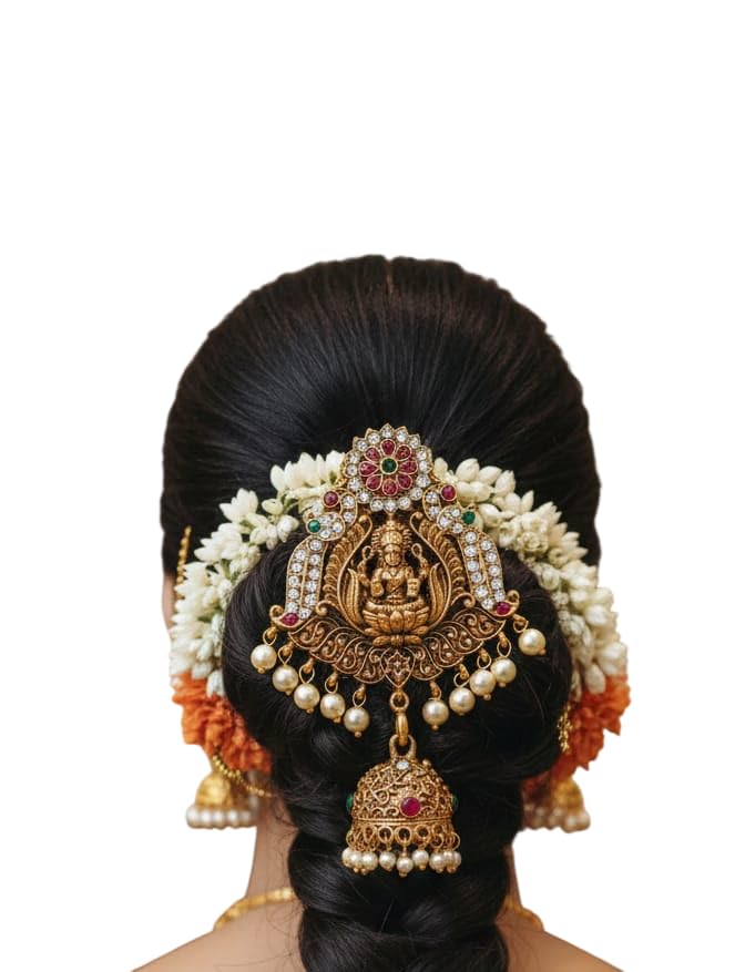 REPSON Enterprise Bridal Hair Choti Jadai Billalu Hair Pin Set ...