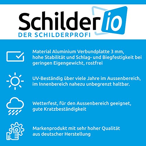 Schild”Raucherinsel” Hinweisschild 300×200 mm stabile ...