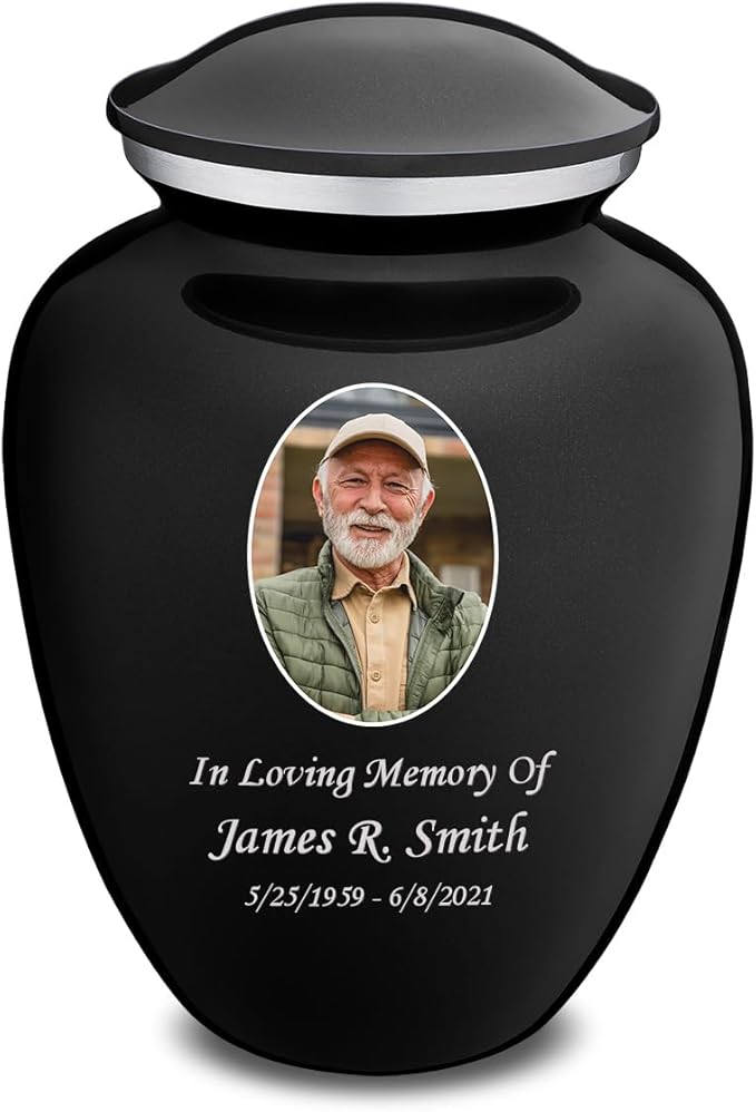 Amazon.com: Geturns Embrace Adult Personalized Picture Cremation Urns ...