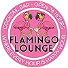 Amazon.com: Venicor Flamingo Lounge Sign - 12 x 12 Inches - Aluminum ...