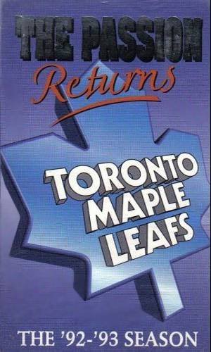 Amazon.com: The Passion Returns: Toronto Maple Leafs, The 1992-1993 ...
