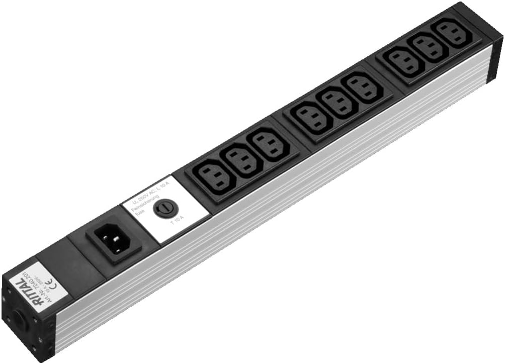 Rittal IEC C13 Power Strip 250V 10A : Amazon.ca: Tools & Home Improvement