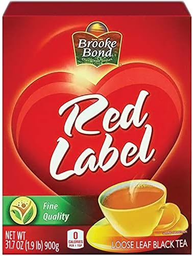 Amazon.com : Red Label Tea | Loose Leaf Tea | Premium Brooke Bond ...