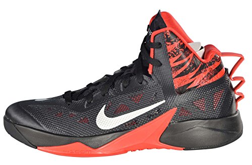 Buy Nike Men's Zoom Hyperfuse 2013 Black/Mtllc Silver/Unvrsty Rd ...