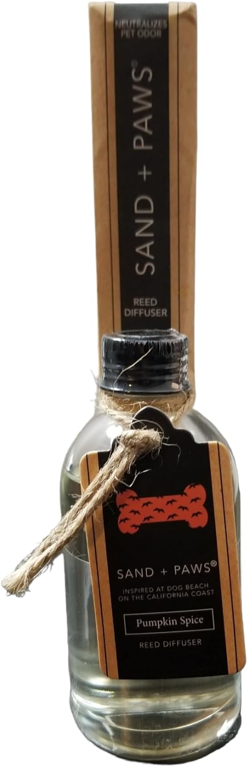 Amazon.com: Sand and Paws - Pumpkin Spice - Reed Diffuser Made with ...